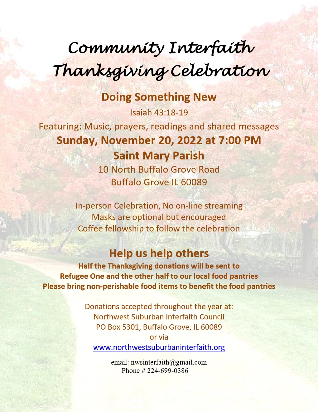 Home [www.northwestsuburbaninterfaith.org]